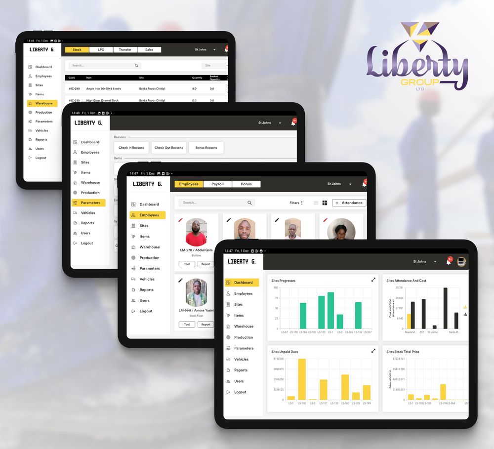 Technology-Driven Transformation for Liberty Group Construction